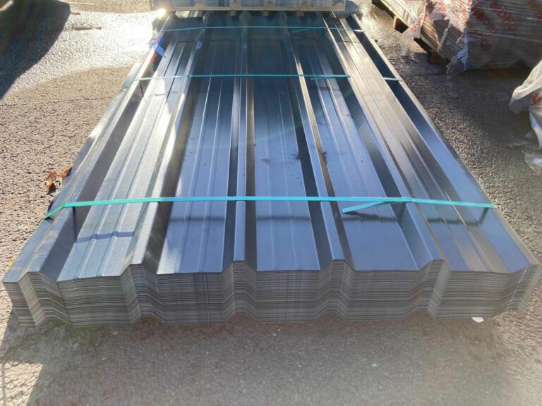 6.5-20ft Slate Blue PVC Roofing Sheets (32/1000)