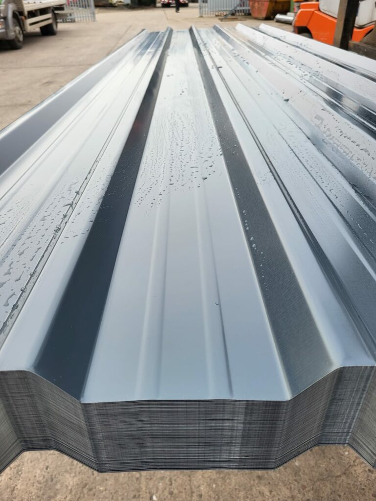 Anthracite Polyester Coated Galvanised Steel Box Profile 32/1000 ...