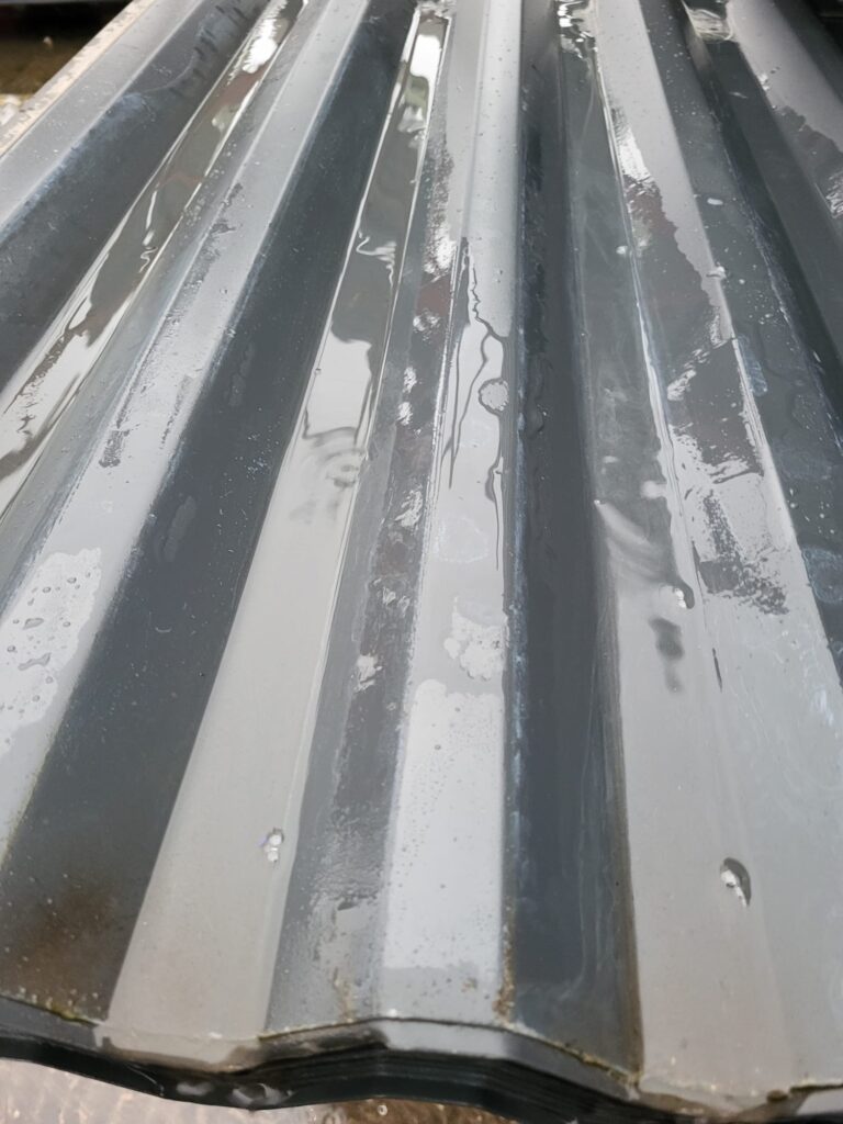 6ft Slate Blue Polyester Box Profile 26/1000 Roof Sheets